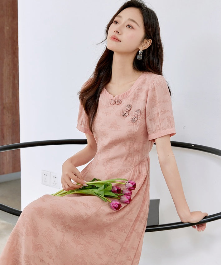 Peony Grace Cheongsam Dress – DXJ Cheongsam